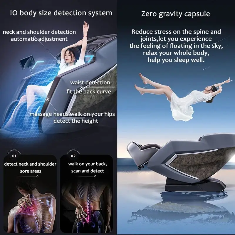 Zero Gravity Sl Track Luxury Full Body Neck Back Stretcher 8d ...