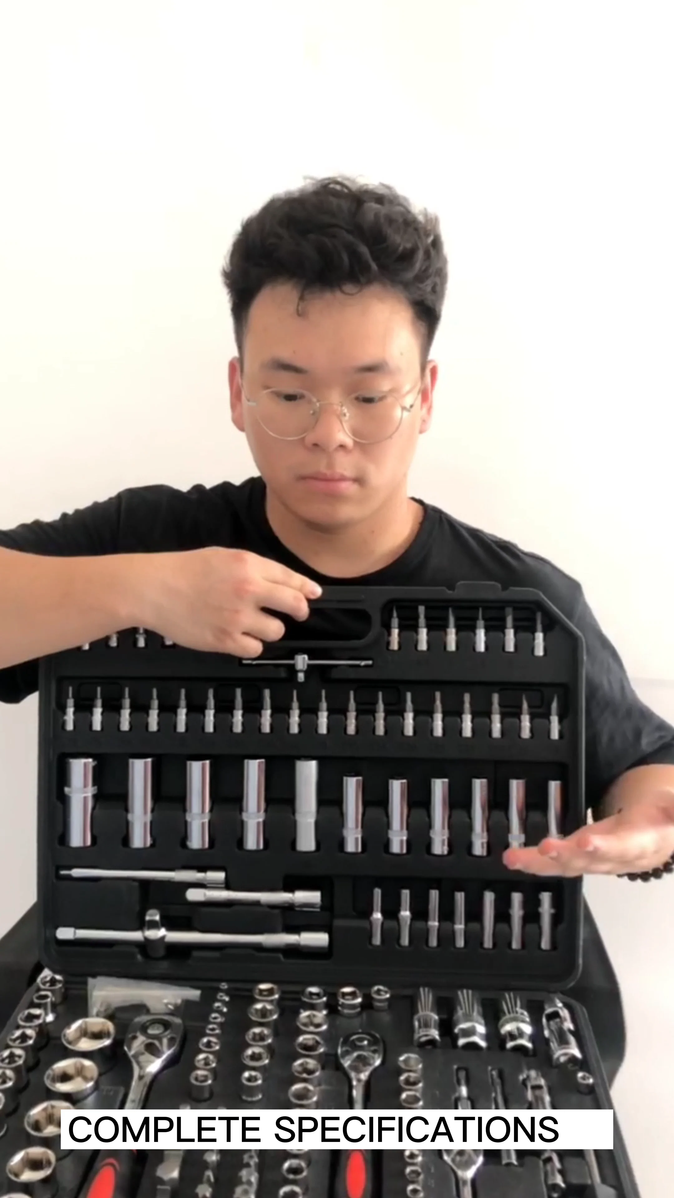 Multi Functional 171 Pc Professional Wrench Tool Combination Spanner ...