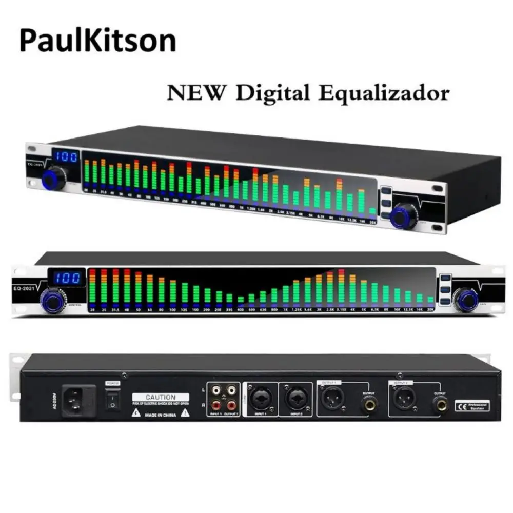 Paulkison EQ2021 - 31-Band Graphic Equalizer for Audio Control