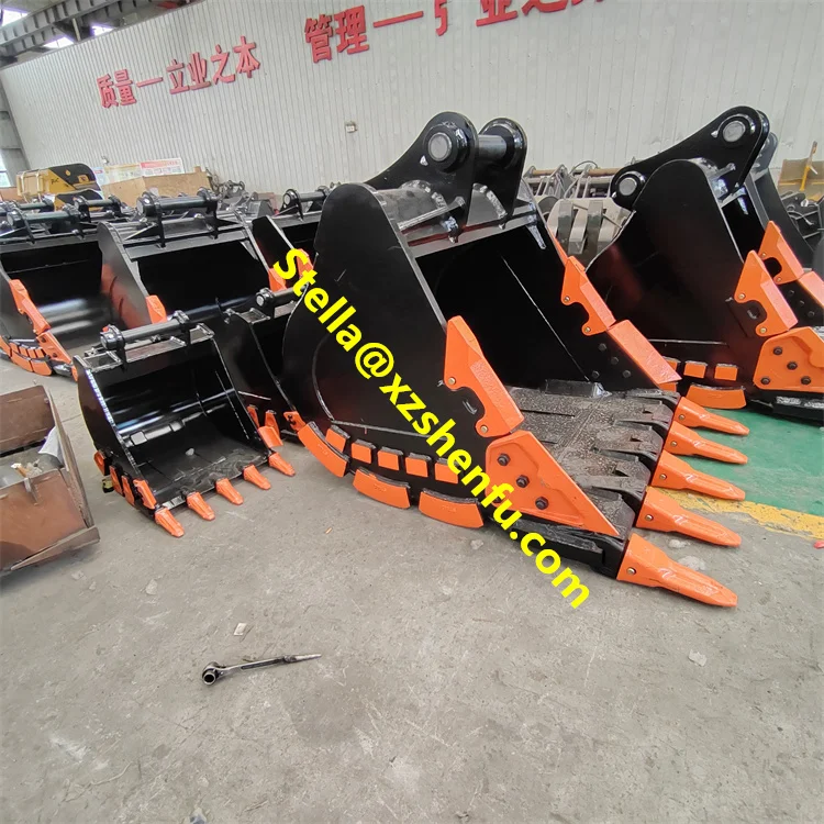 Excavator Hard Rock Bucket 1.5m3 Digger Stone Bucket Good Quality ...