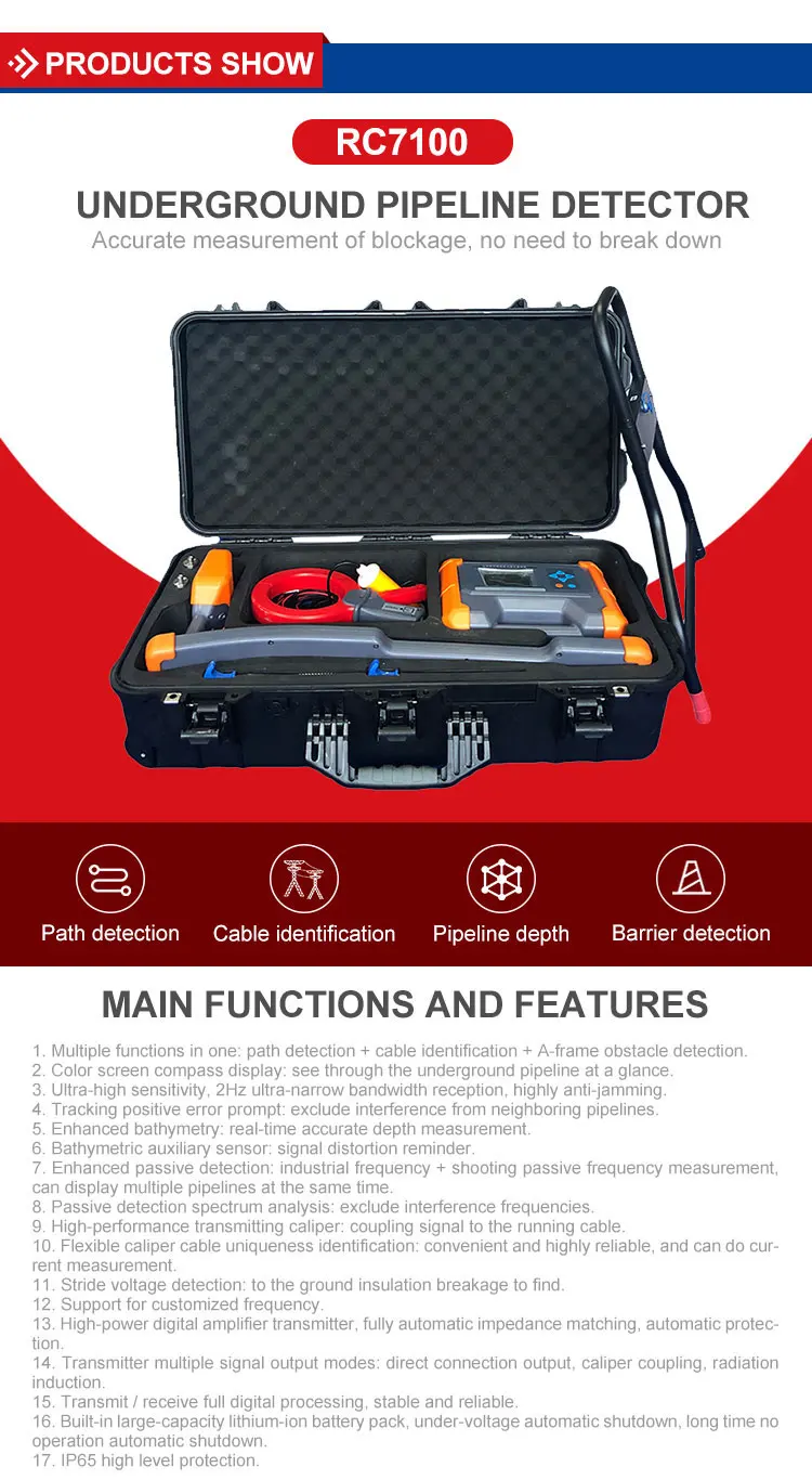 Pipe Cable Locator For Underground Utility Locating Services - Buy ...