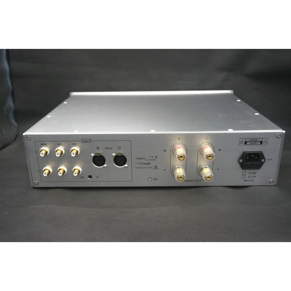 Leaf Audio A-02 210w Integrated Amplifier Phono Amplifier Two Vu Meters ...