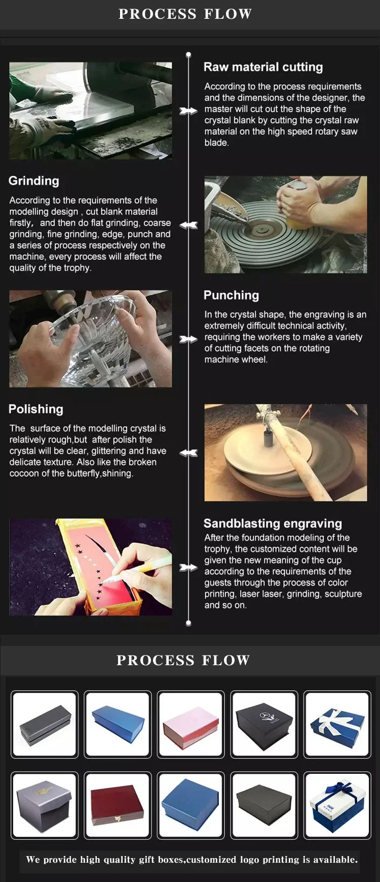 Custom Inclined K9 Crystal Trophy Awards Engraving Glass Award Trophy ...