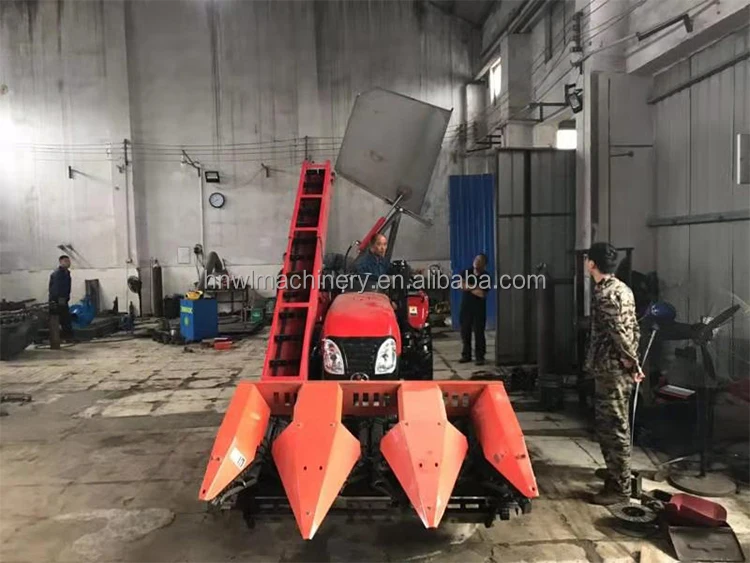 Mini Tractor with Corn Cob Harvest Header - High Productivity