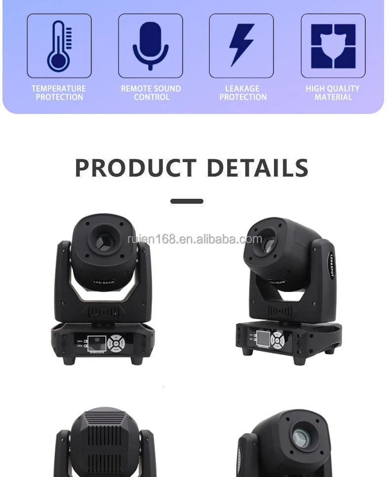 Ruien Professional Dj Lighting Equipment Led Moving 100w Stage Light ...