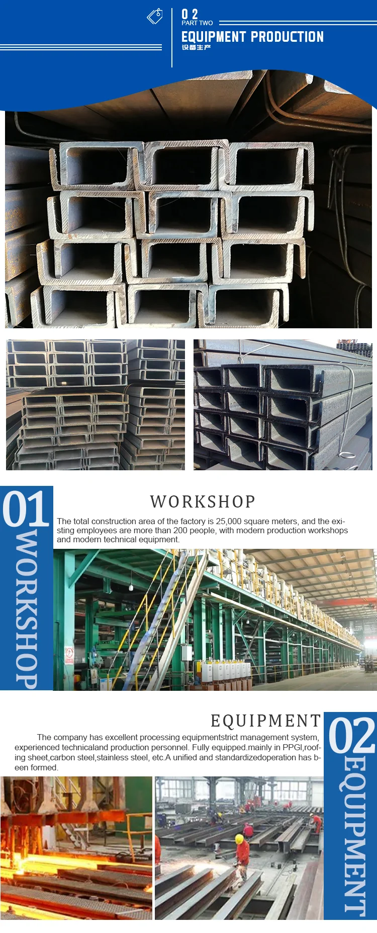 Factory Price Steel U Channel Steel C Type Channel Steel /strut Channel ...