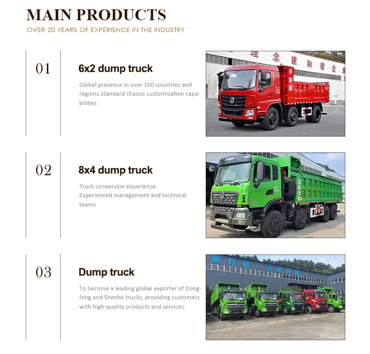Dong Feng 6x4 Heavy Construction Dump Truck 10 Wheel Tipper ...