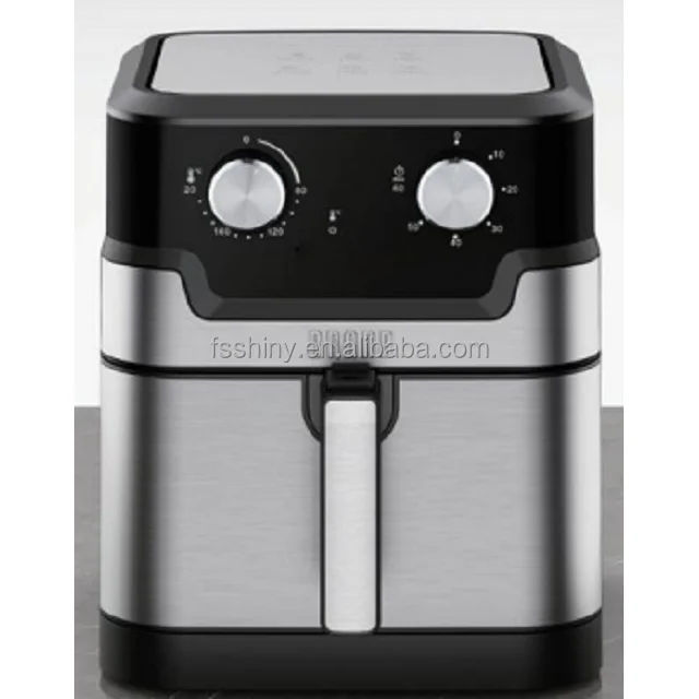 8 Screen Menu Air Fryer,Fast-cooking Air Deep Fryer,2400w 9l Double ...