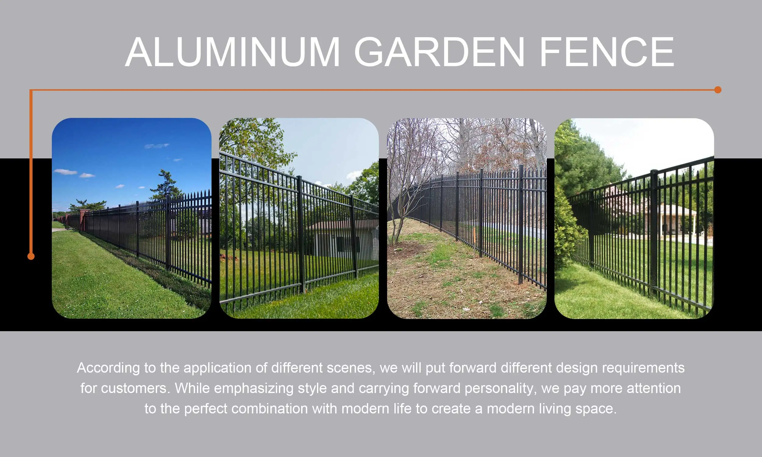 Fence Panels Outdoor Black Aluminum Fence Panels - Buy Fence Panels ...