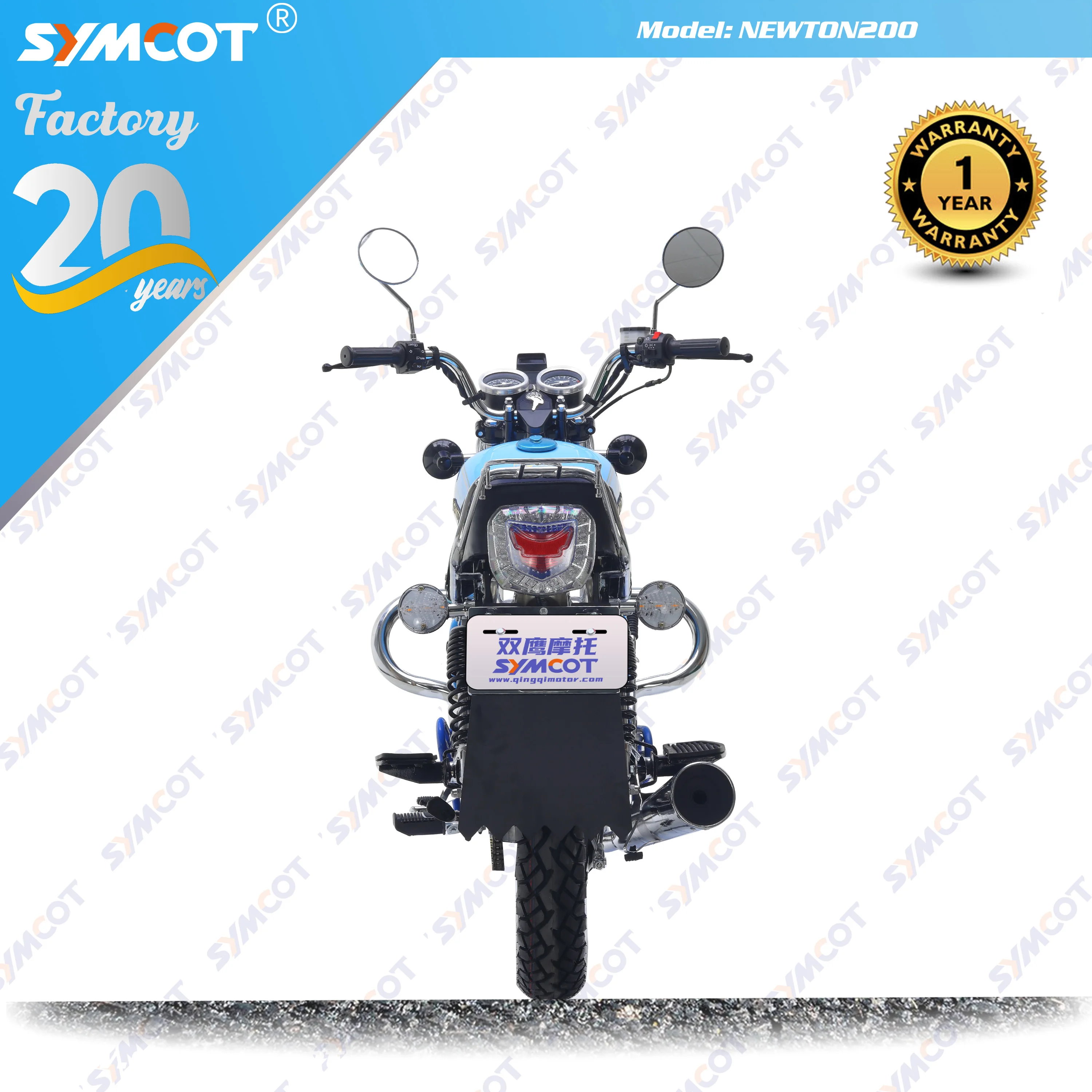 Symcot GN125 GN150 GN200 GN250 Chopper Cruiser Motorcycles