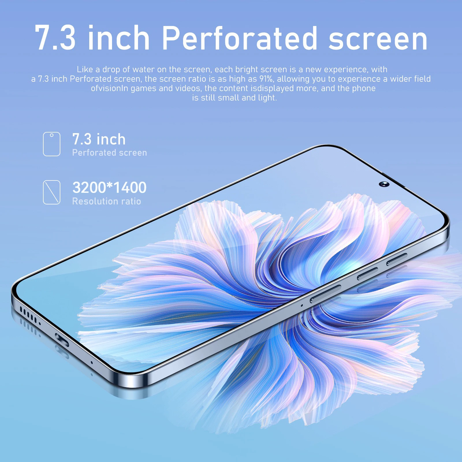 2024 Original PHONE C20 Pro MAX 8GB+256GB - Full Display Android 13