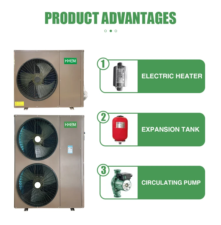 Monoblock Dc Inverters Low Temp Inverter R32 Air To Water Heat Pump Water Heater - Buy New ...