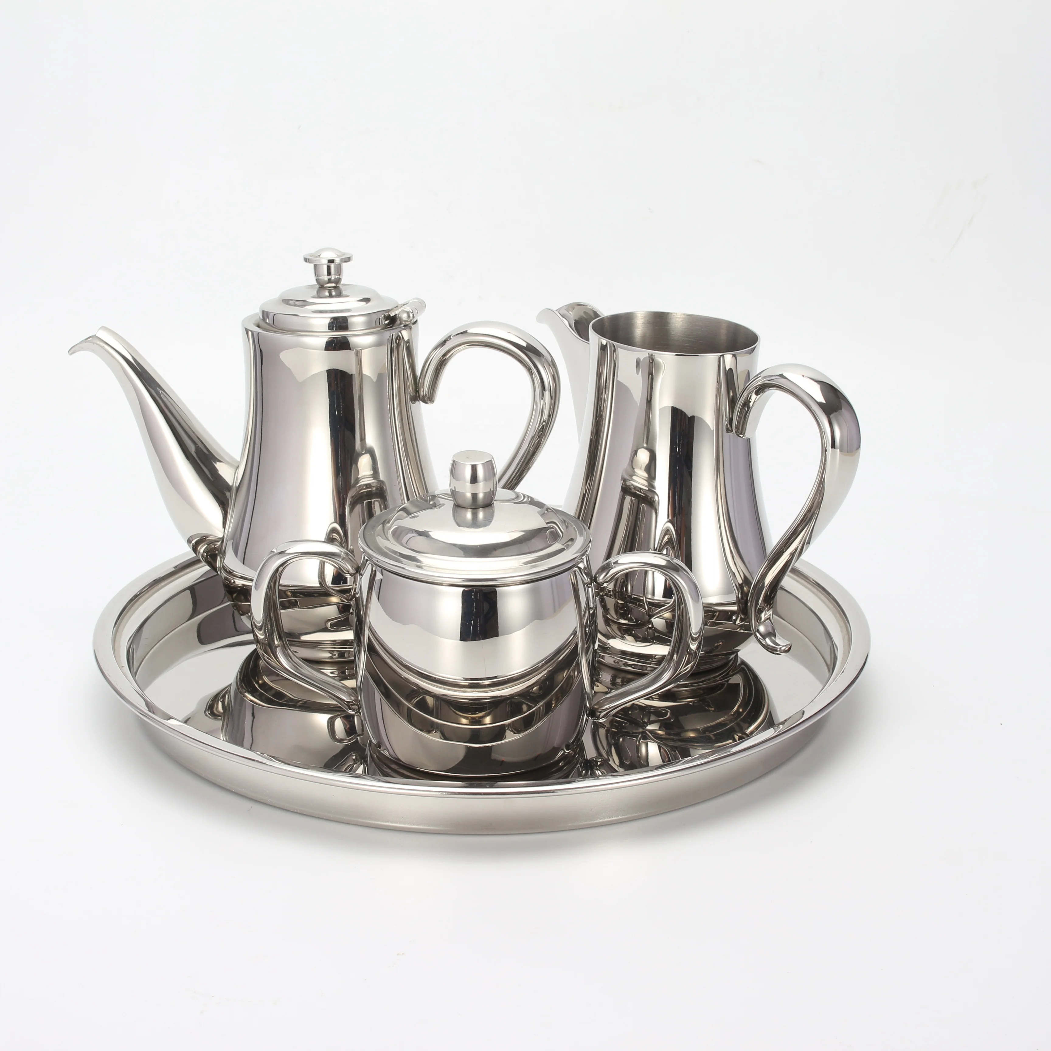 C Stainless Steel 18/8 Luxury Hotelware Tea Pot Water Pitcher Pot Jug ...