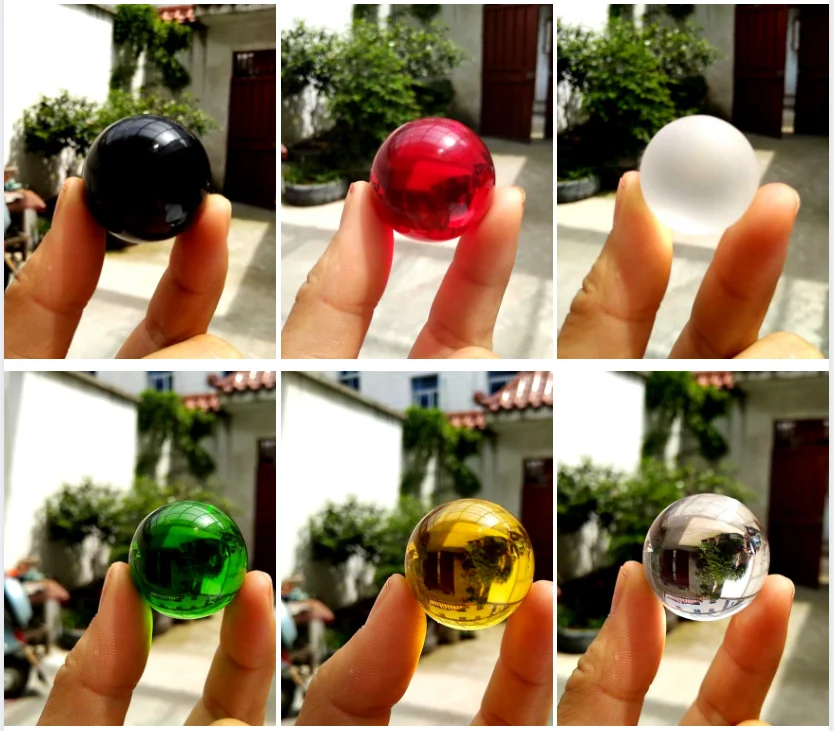 Shop 60mm 80mm 100mm Decorative Clear Crystal Glass Balls