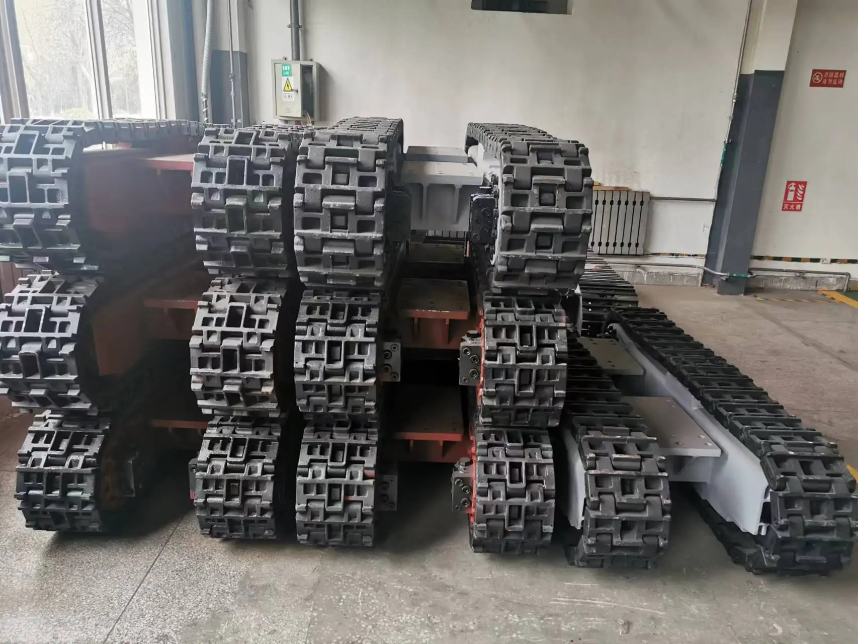 JINLIANG Rubber Crawler Chassis for Mini Hydraulic Excavators