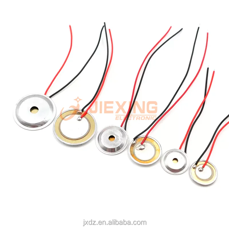 Piezoelectric Ceramic Sheet 12mm 15mm 18mm 20mm 27mm 35mm 50mm Buzzer ...
