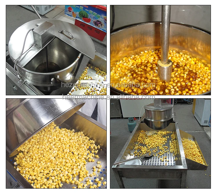 Gas Operated Popcorn Machine Mini Popcorn Packing Machine Popcorn ...
