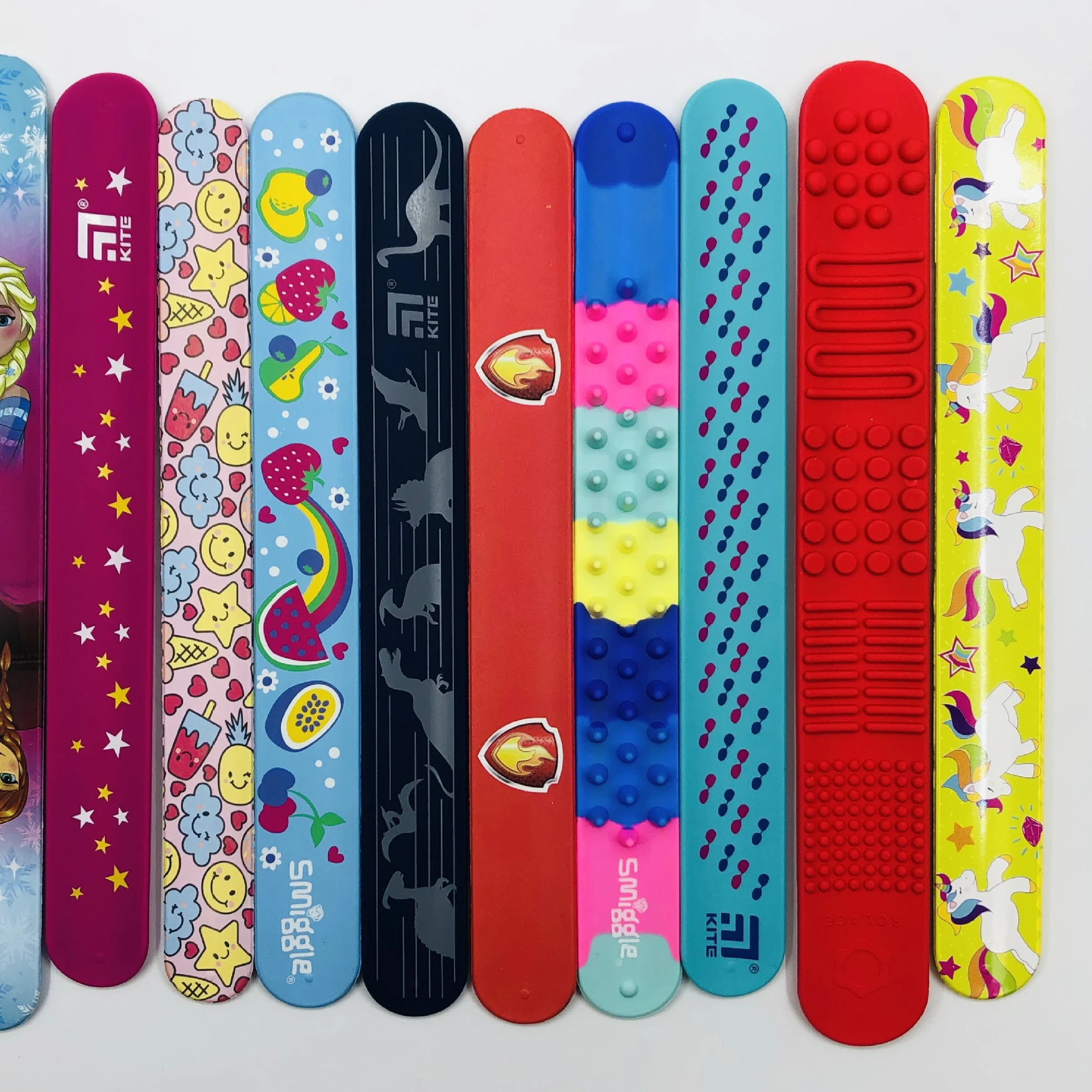 Personalized Silicone Slap Band - Wide Fashion Bracelet