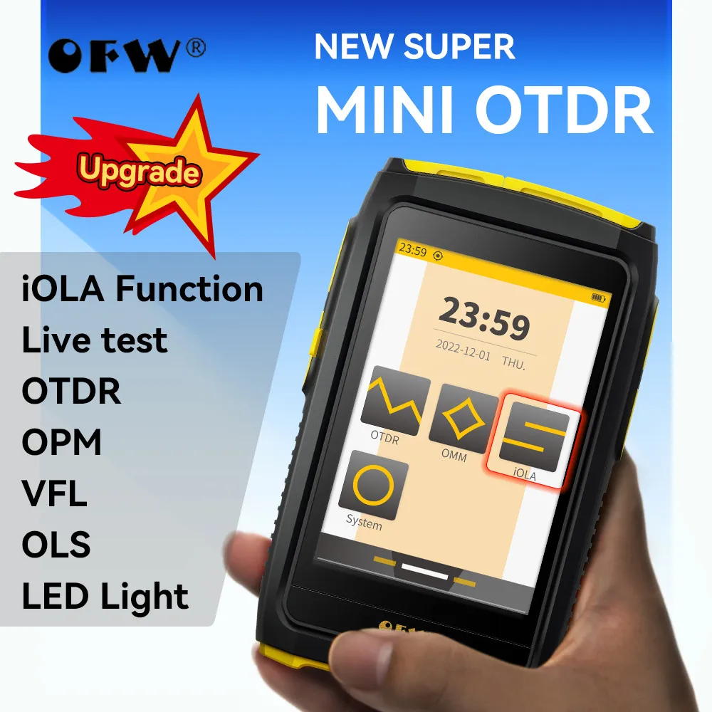 Mini OTDR - Active Fiber Live Test 1550nm 20db Reflectometer