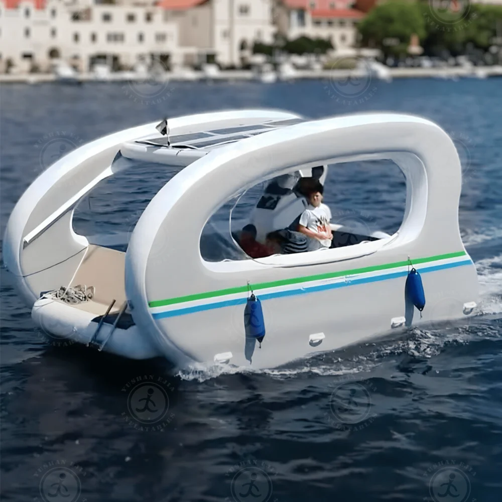Catamaran 2-8 Person Inflatable Boat-Rigid High-Pressure All-Drop ...