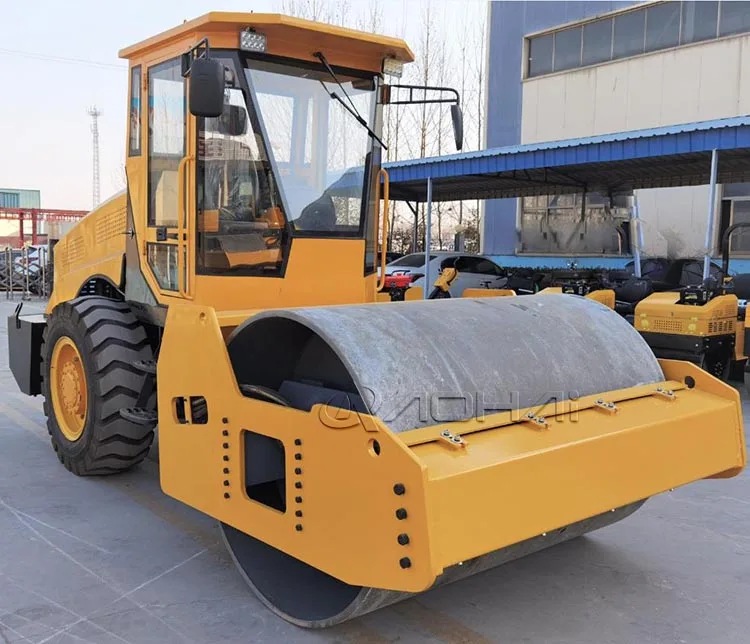 AIHAO 10T Steel Single Wheel Road Roller Compactor with Changfa Engine ...