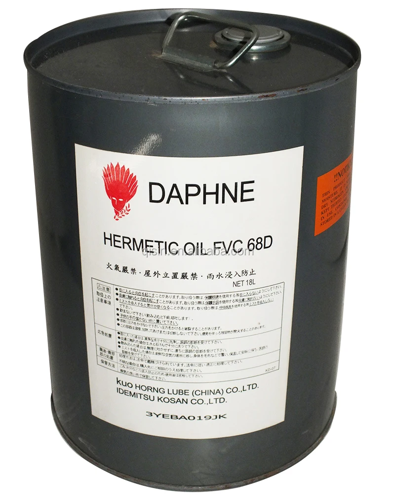 DAPHNE FVC68D Compressor Compound Refrigerant Oil PVE