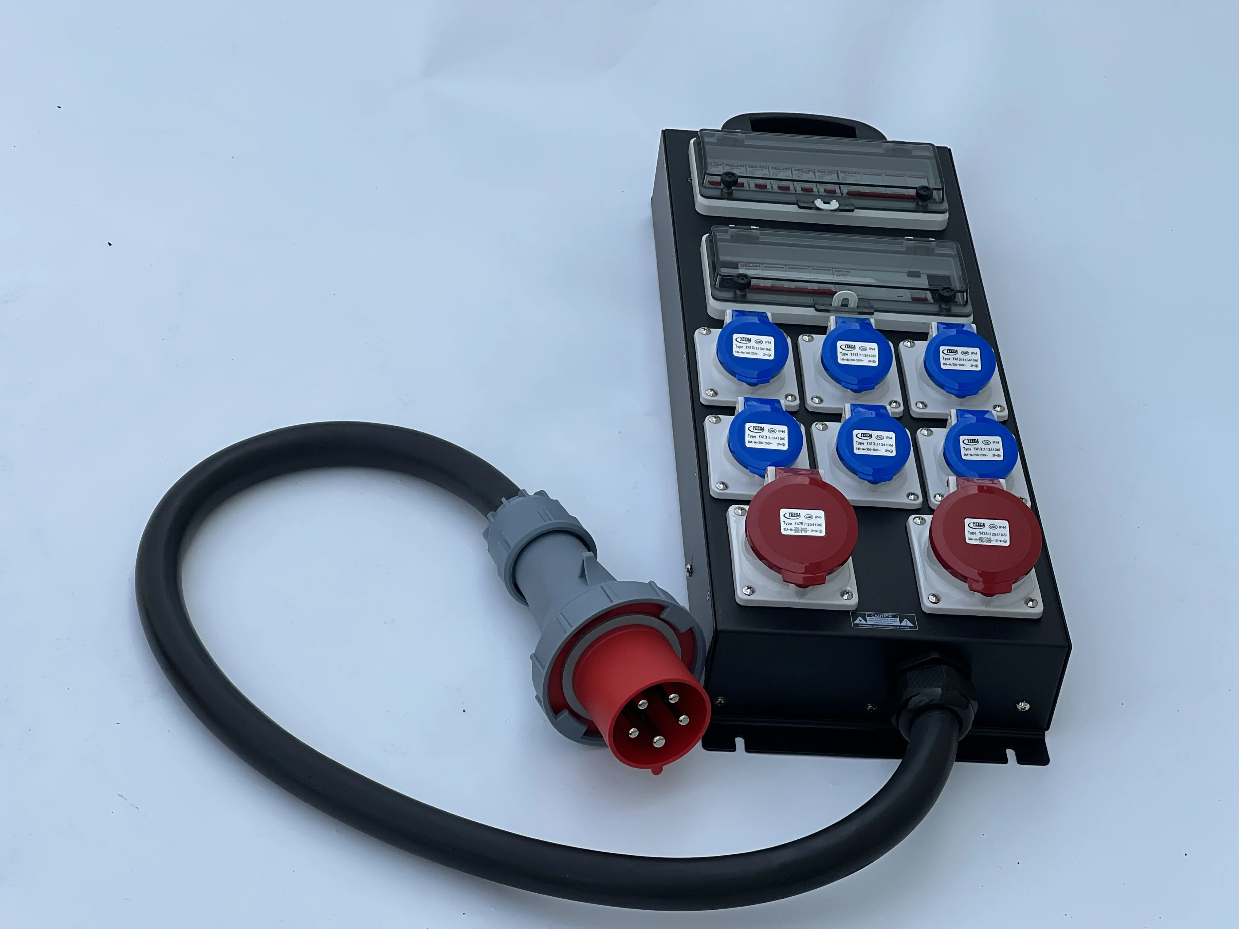 High Quality Power Box - 63A CEE 5P Input, 32A Output