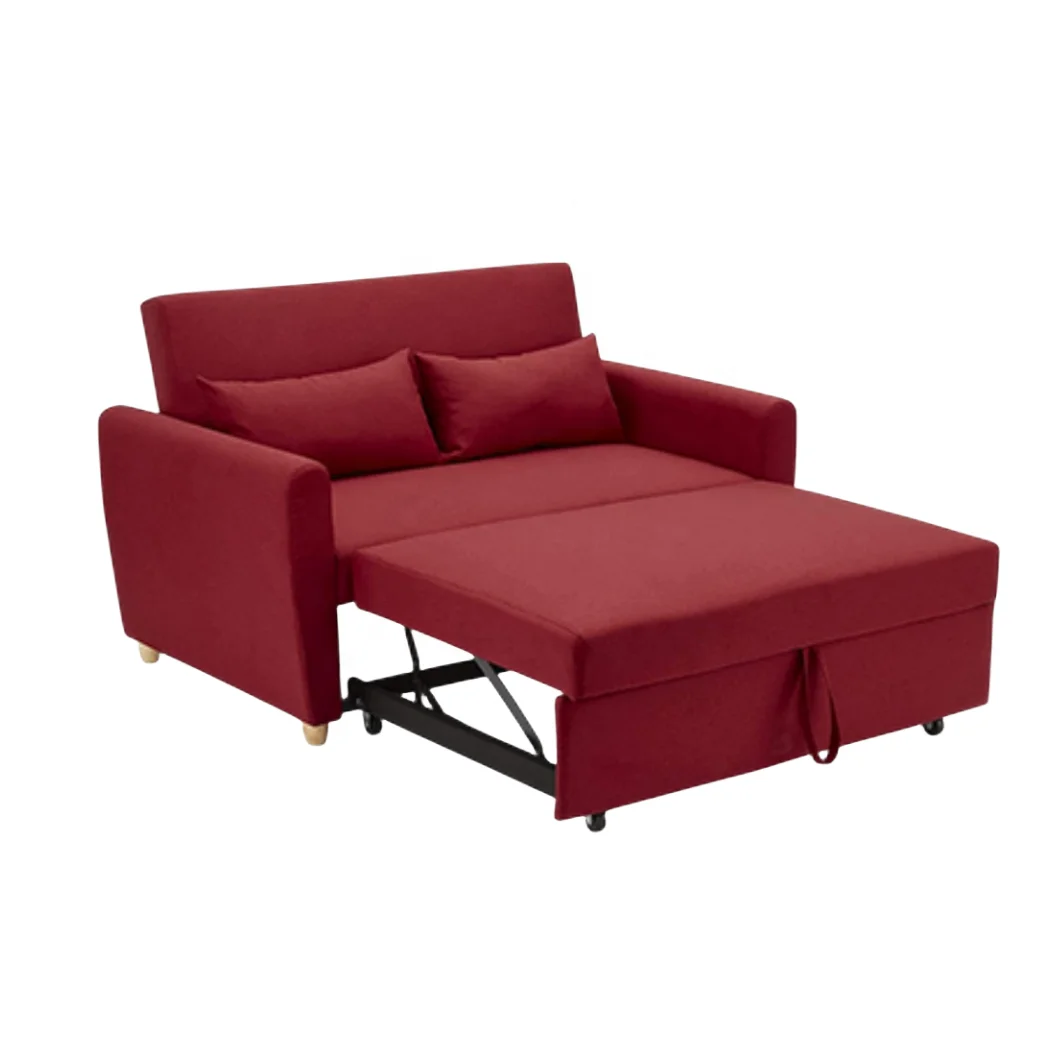 Modern Fabric Folding Bed Sofa Bed Set Living Room And Bedroom Furniture