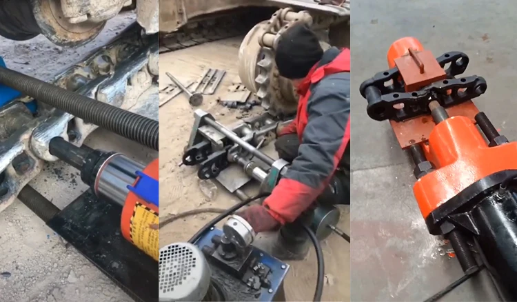 150 Ton Portable Hydraulic Track Link Pin Press for Sale