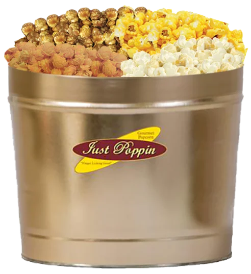 Custom Empty 85 Oz 1 Gallon 2 Gallon 3.5 Gallon Popcorn Tin Containers ...