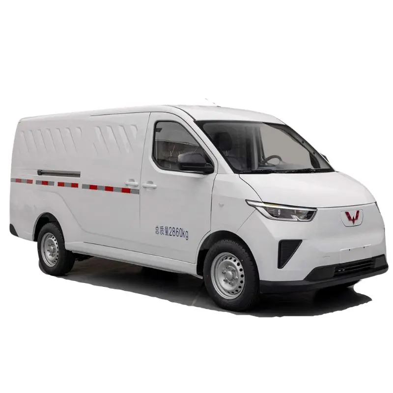 Full Enclosed Electric Cargo Van Box Type Mini EV Delivery Cargo Van ...