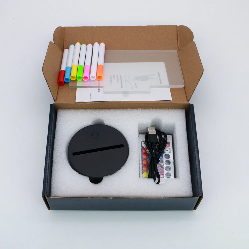 Color Changing USB LED Lights - Erasable Message Board