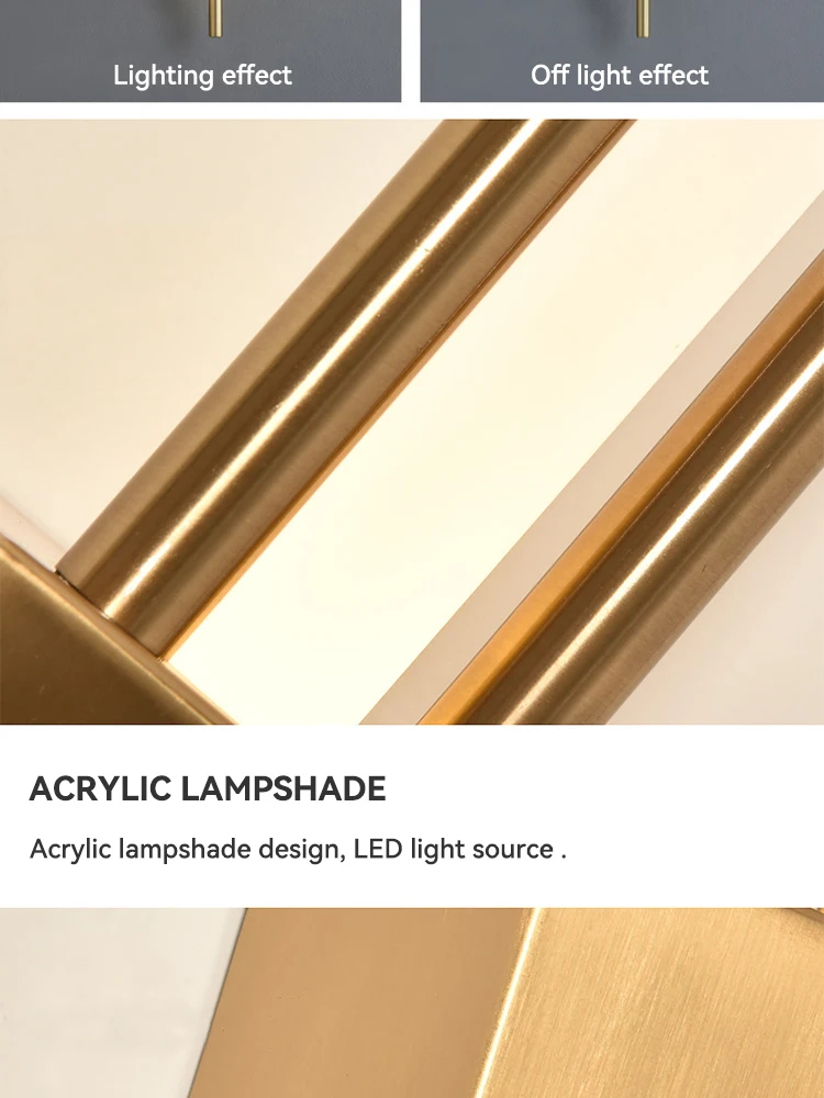 Modern Minimalist LED Wall Lamp for Living Room & Bedroom