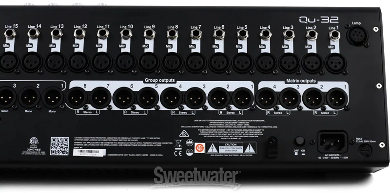 Allen & Heath Qu 32 Digital Mixer / Qu32 / Qu-32 Powerful Mixer - Buy ...