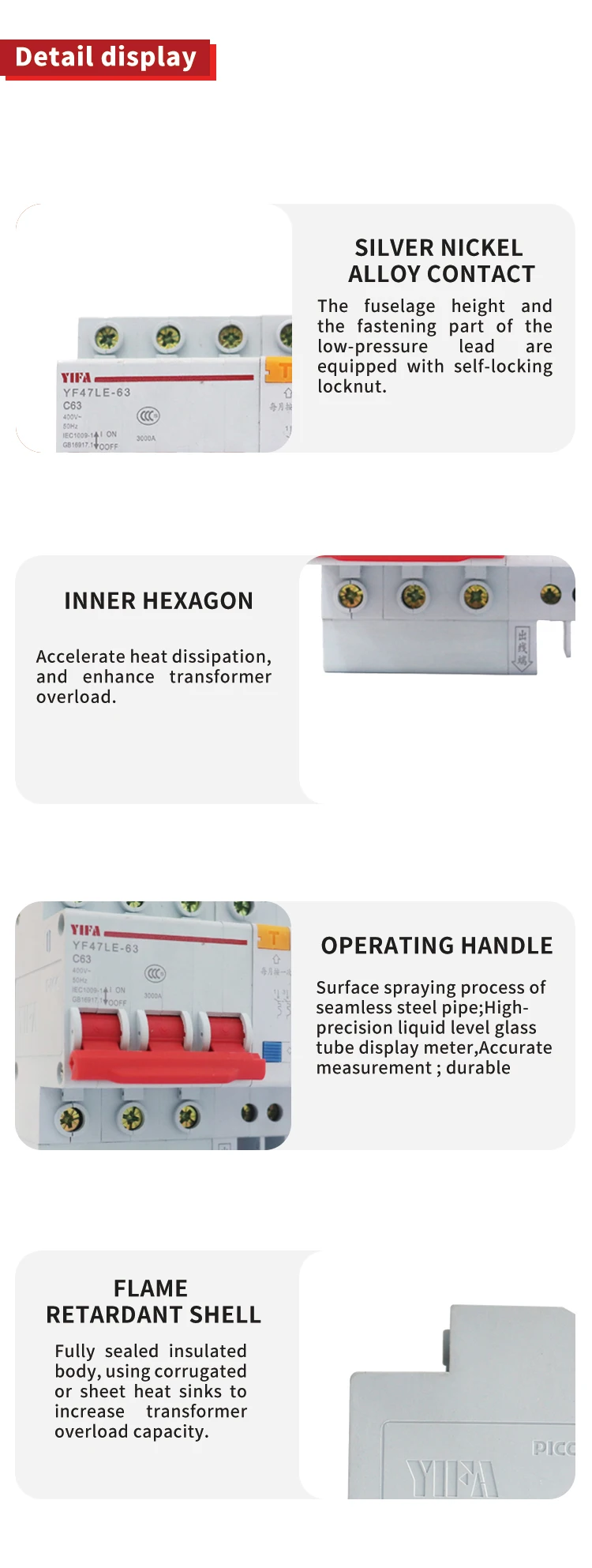High Quality Automatic Reset Residual Current Circuit Breaker Rcbo Type ...