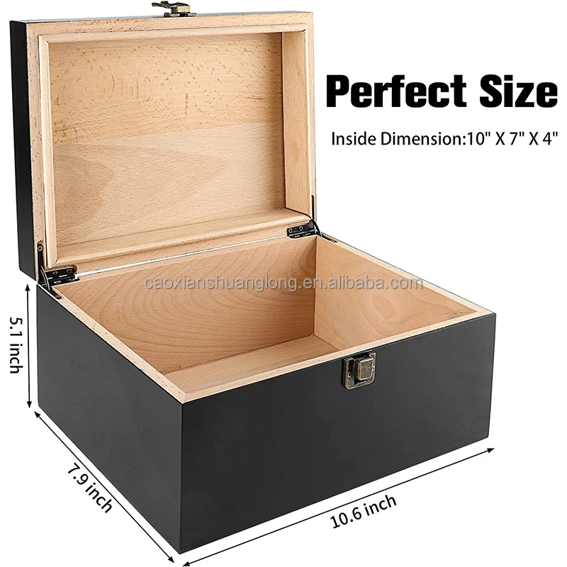 Decorative Boxes with Hinged Lid - Perfect Keepsake Cases