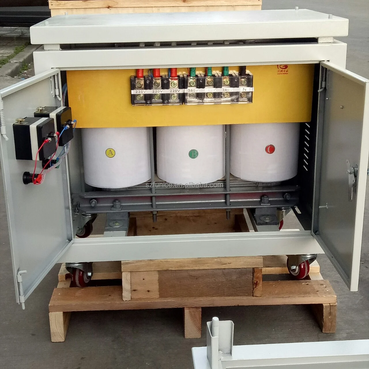 Three Phase Dry-type Transformer 415v To 220v Step-down Transformer Ac ...