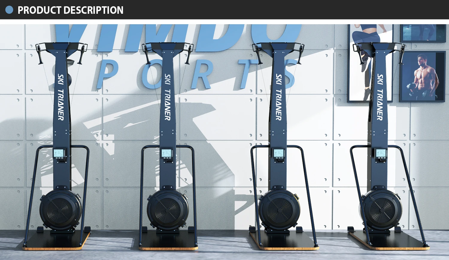 VSK03 Skierg - Heavy Duty Indoor Ski Erg Machine for Crossfit