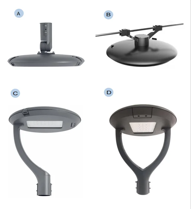 Catenary LED AlChinauminium Street Lamp Post 75w 90w 100w 120w Post Top ...