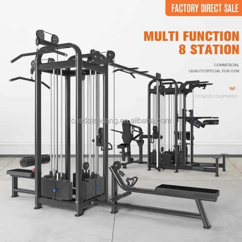 8 Station/ Multi-station / Multi Station Equipment / Commercial Gym ...