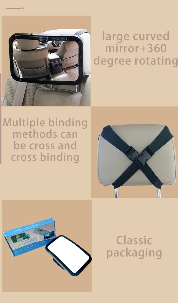 Missmeeca Espejos Miroir Smart Mirror Car Rear View Shatterproof Safety ...