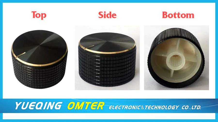 Aluminum Potentiometer Knob - Durable & Stylish Control