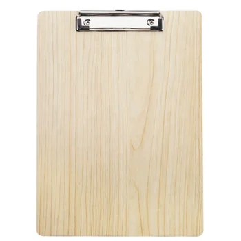 Custom A4 A5 Letter Size Pine Wood Storage And Display Clip Board With ...