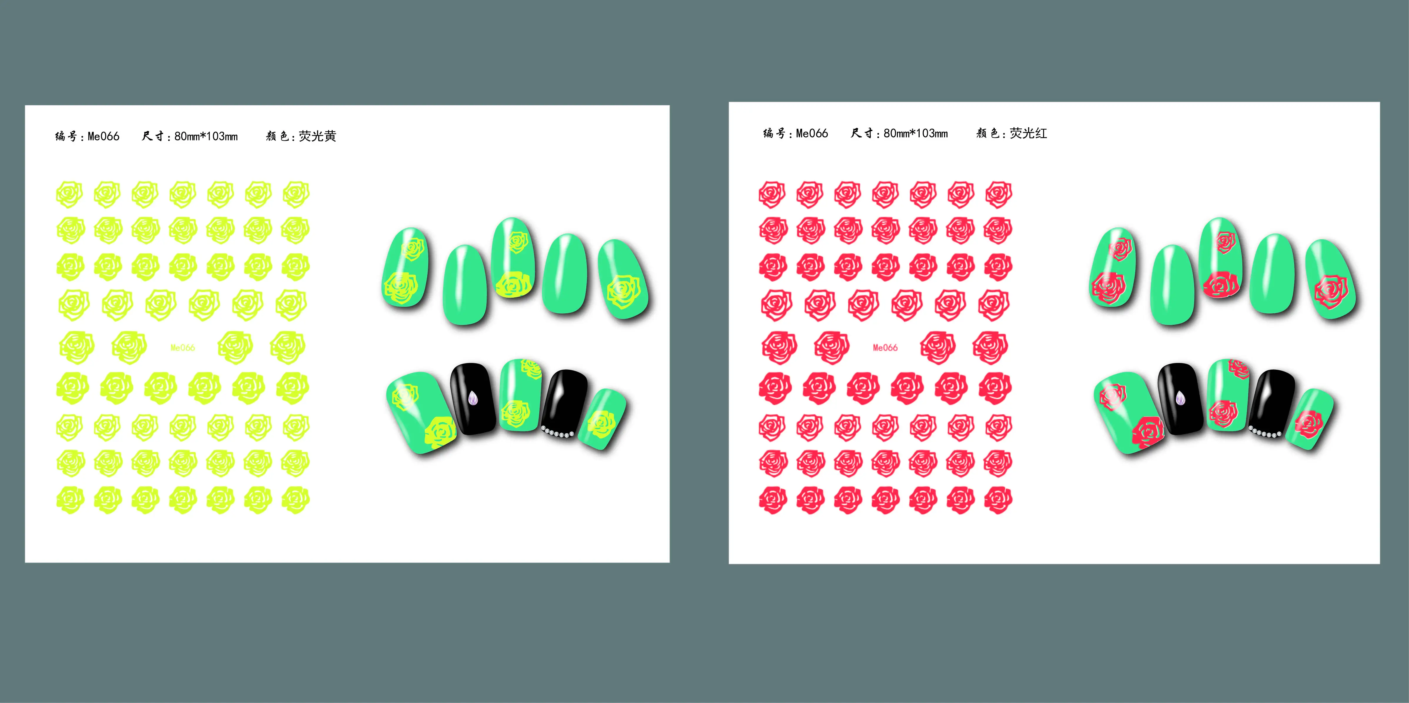 Wholesale OEM Custom Luxury Logo Nail Decals and Decals Waterproof Nail ...