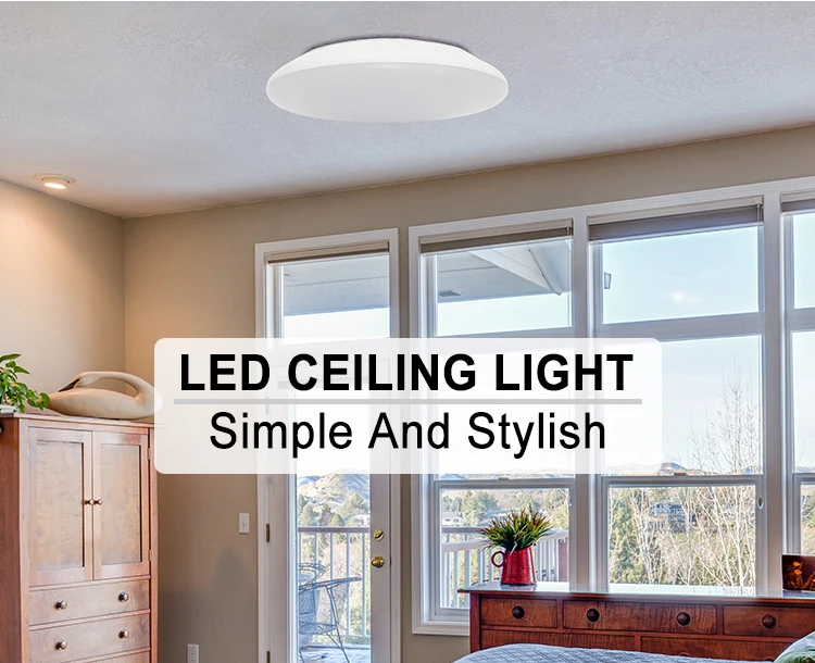 Surface Mounted Led Ceiling Light Bulkhead Smart Home Oyster Fixture ...