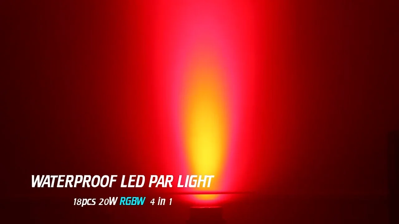 18x20w Pro Ip66 Stage Par Can Light Waterproof Led Par Light Stand ...