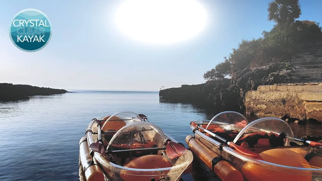 Clear Glass Kayak - Transparent Boat for Fishing & Tours