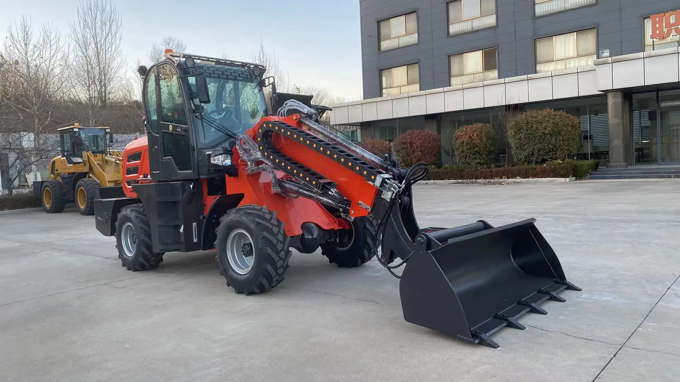 Small Tractor Loader Front End Loader Telescopic Articulated Loader ...