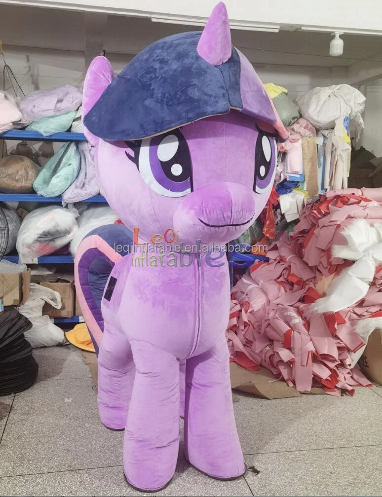 Inflatable Little Pony Mascot Costume for Adults - Custom Colors, Ideal ...