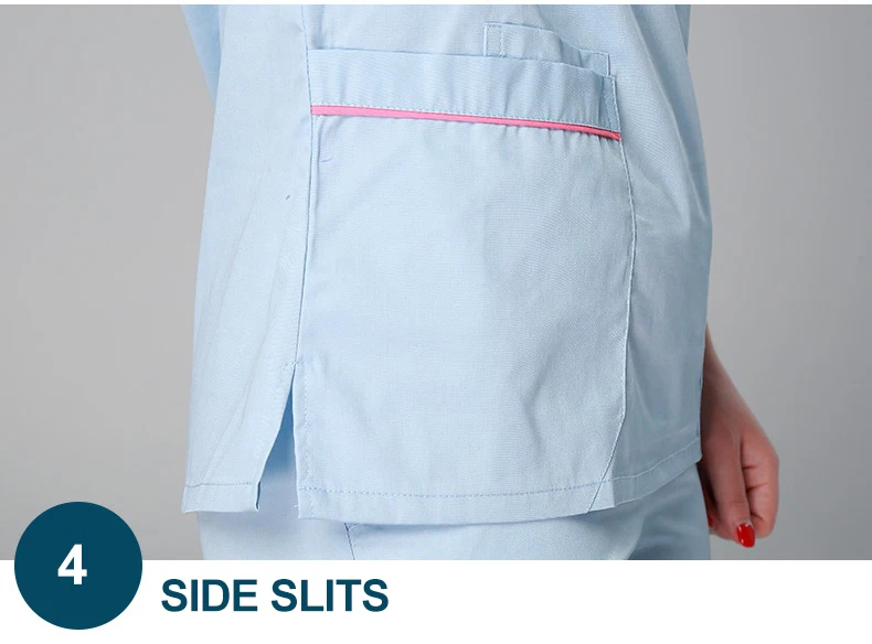 Nurses Scrubs Sets Uniform Unisex Healthcare Workwear For Women And Men ...